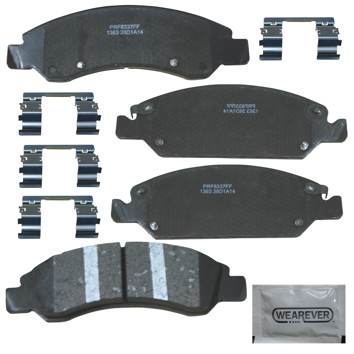 Carquest Professional Platinum Ceramic Brake Pads - Front (4-Pad Set ...