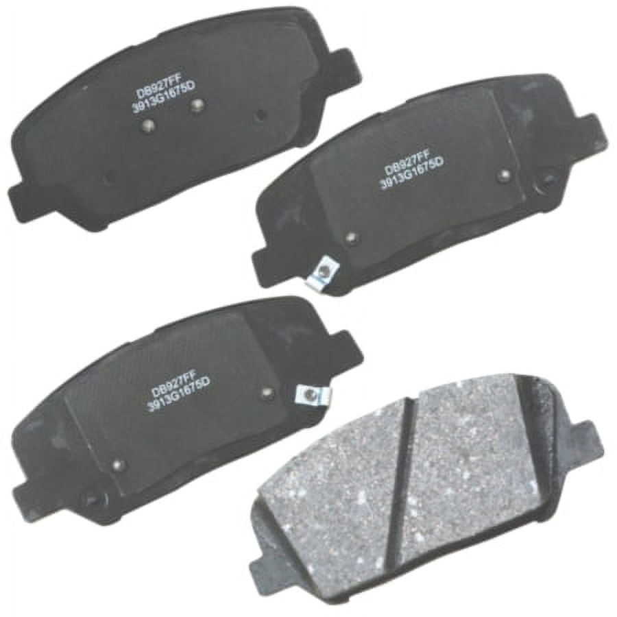 Carquest Wearever Gold Ceramic Brake Pads - Front (4-Pad Set) - Walmart.com
