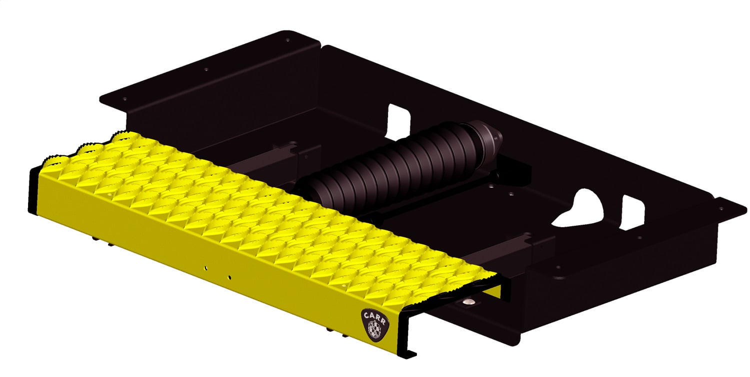 Carr 501977 Work Truck Step; 24 in.; Grip Strut Step; Hands Free ...