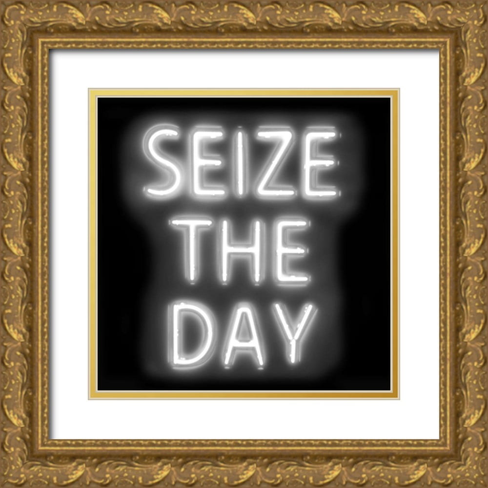 Carr, Hailey 12x12 Gold Ornate Wood Framed with Double Matting Museum ...