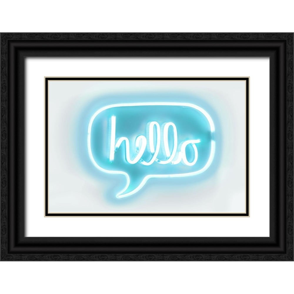 Carr, Hailey 14x11 Black Ornate Wood Framed with Double Matting Museum ...