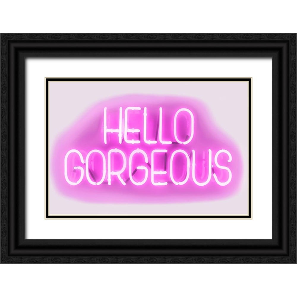 Carr, Hailey 14x11 Black Ornate Wood Framed with Double Matting Museum ...