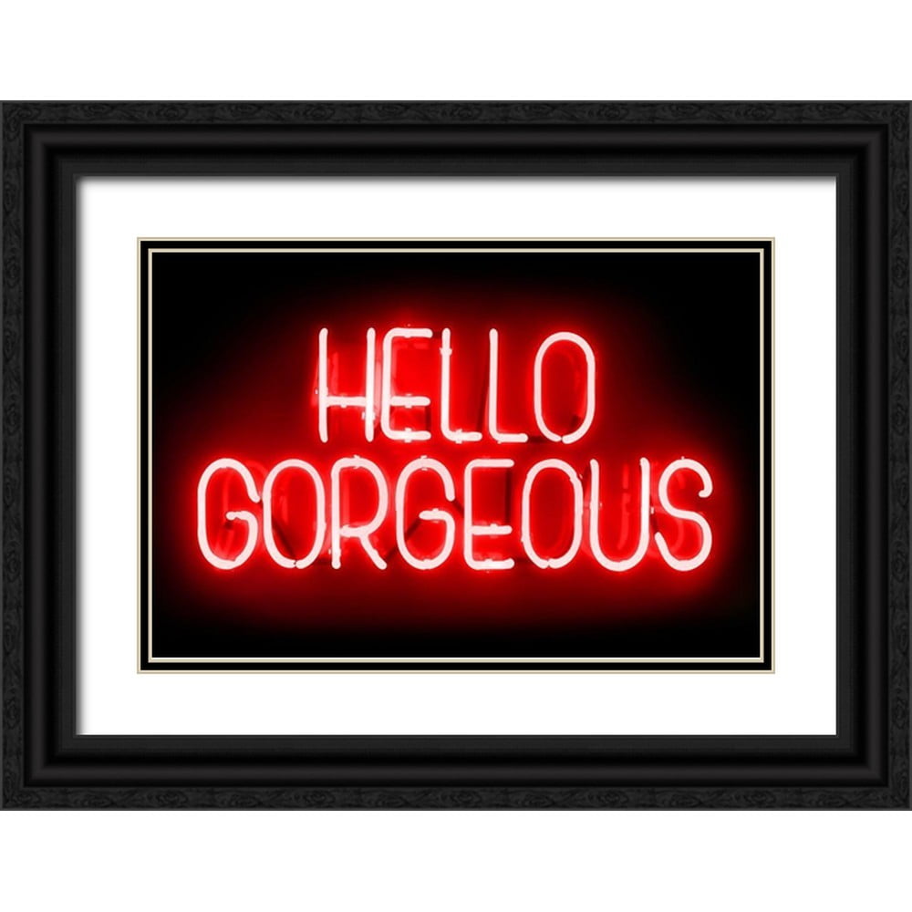 Carr, Hailey 14x11 Black Ornate Wood Framed with Double Matting Museum ...