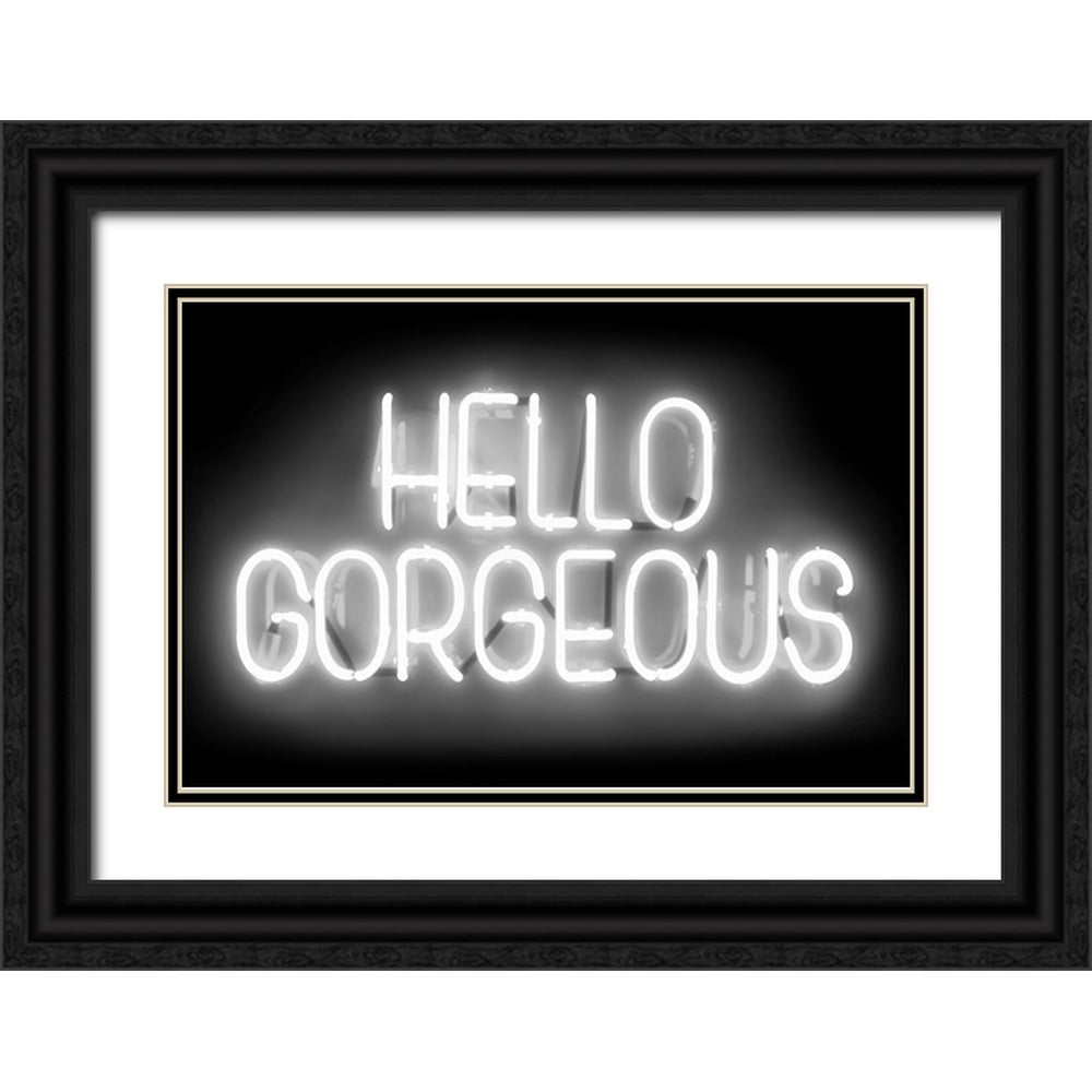 Carr, Hailey 14x11 Black Ornate Wood Framed with Double Matting Museum ...