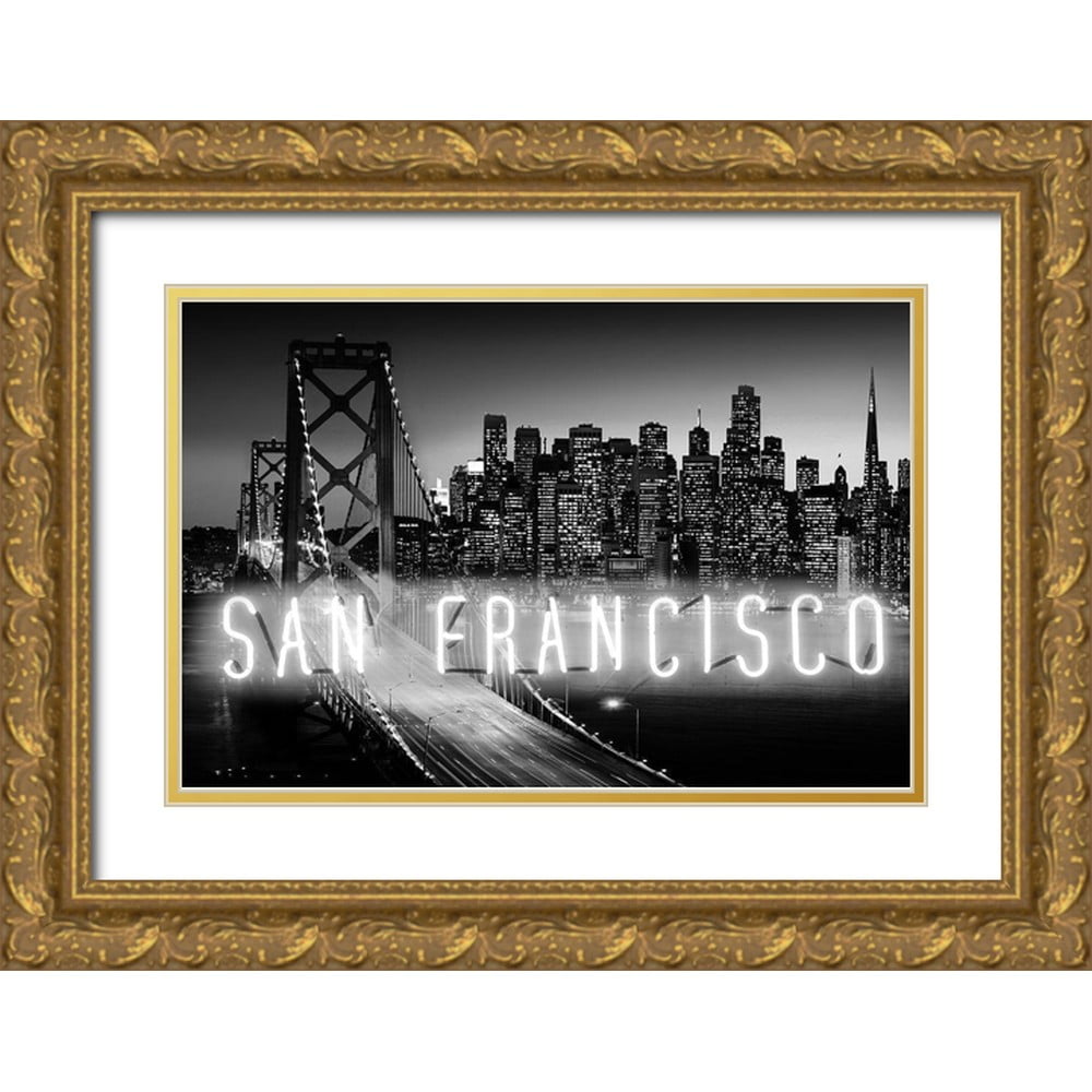 Carr, Hailey 14x11 Gold Ornate Wood Framed with Double Matting Museum ...