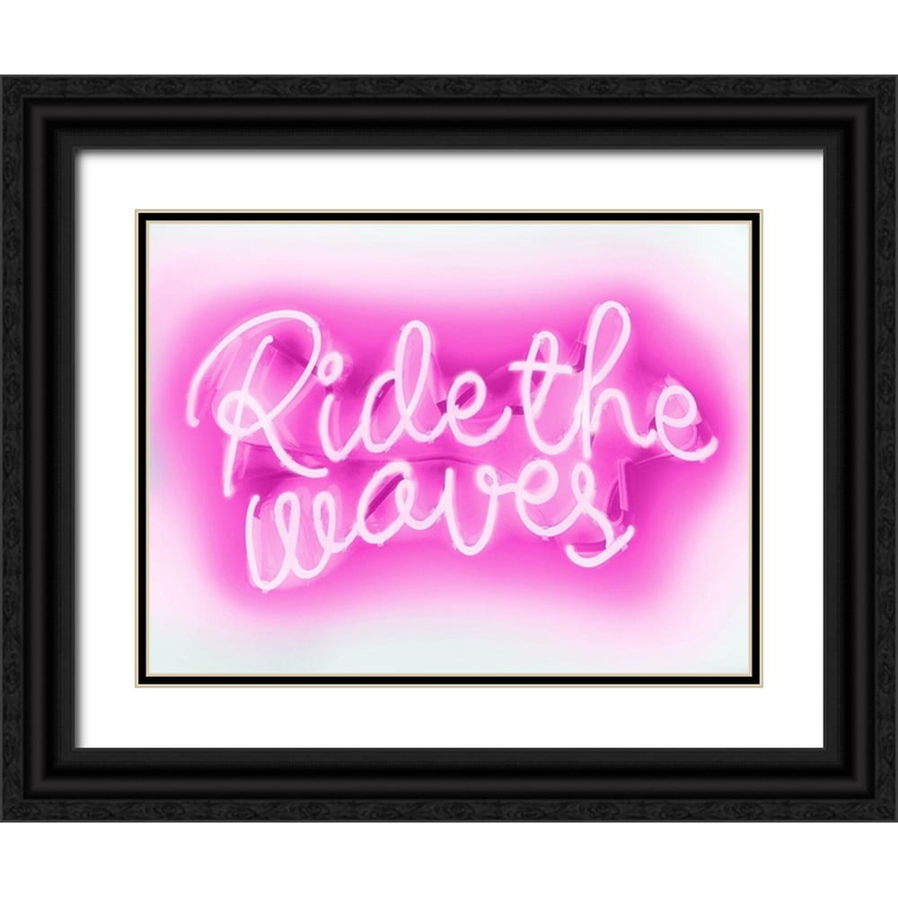 Carr, Hailey 14x12 Black Ornate Wood Framed with Double Matting Museum ...