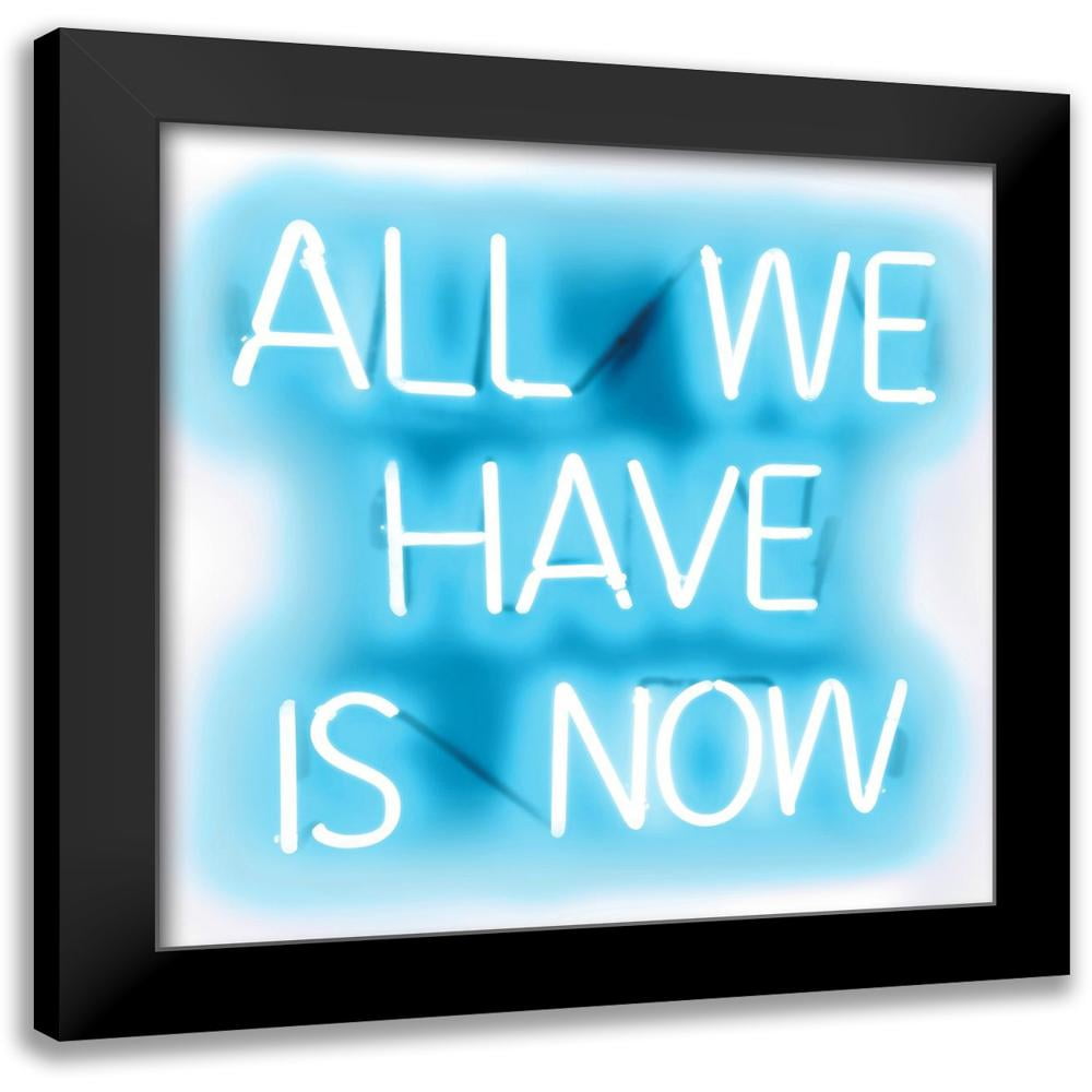 Carr, Hailey 15x15 Black Modern Framed Museum Art Print Titled - Neon ...