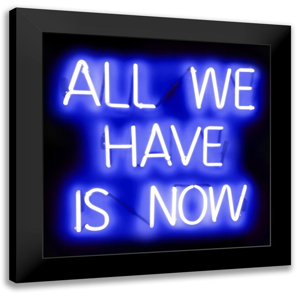 Carr, Hailey 15x15 Black Modern Framed Museum Art Print Titled - Neon ...