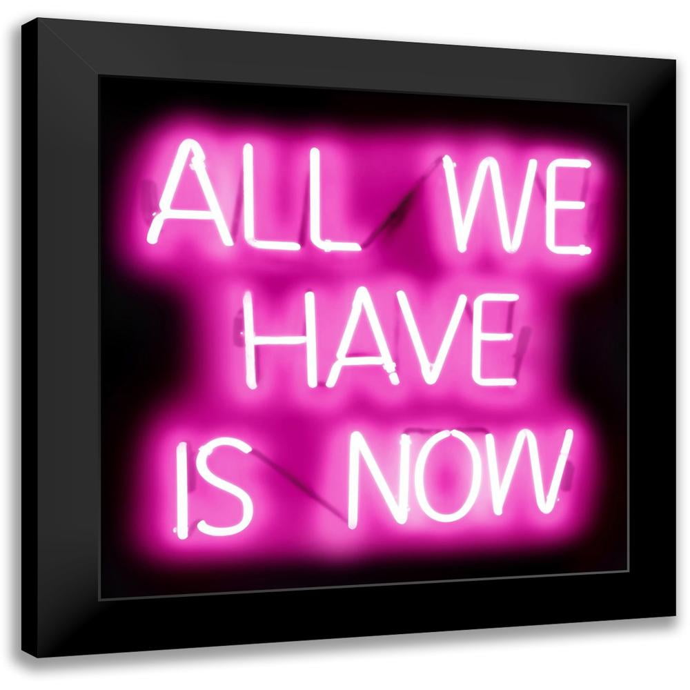Carr, Hailey 15x15 Black Modern Framed Museum Art Print Titled - Neon ...