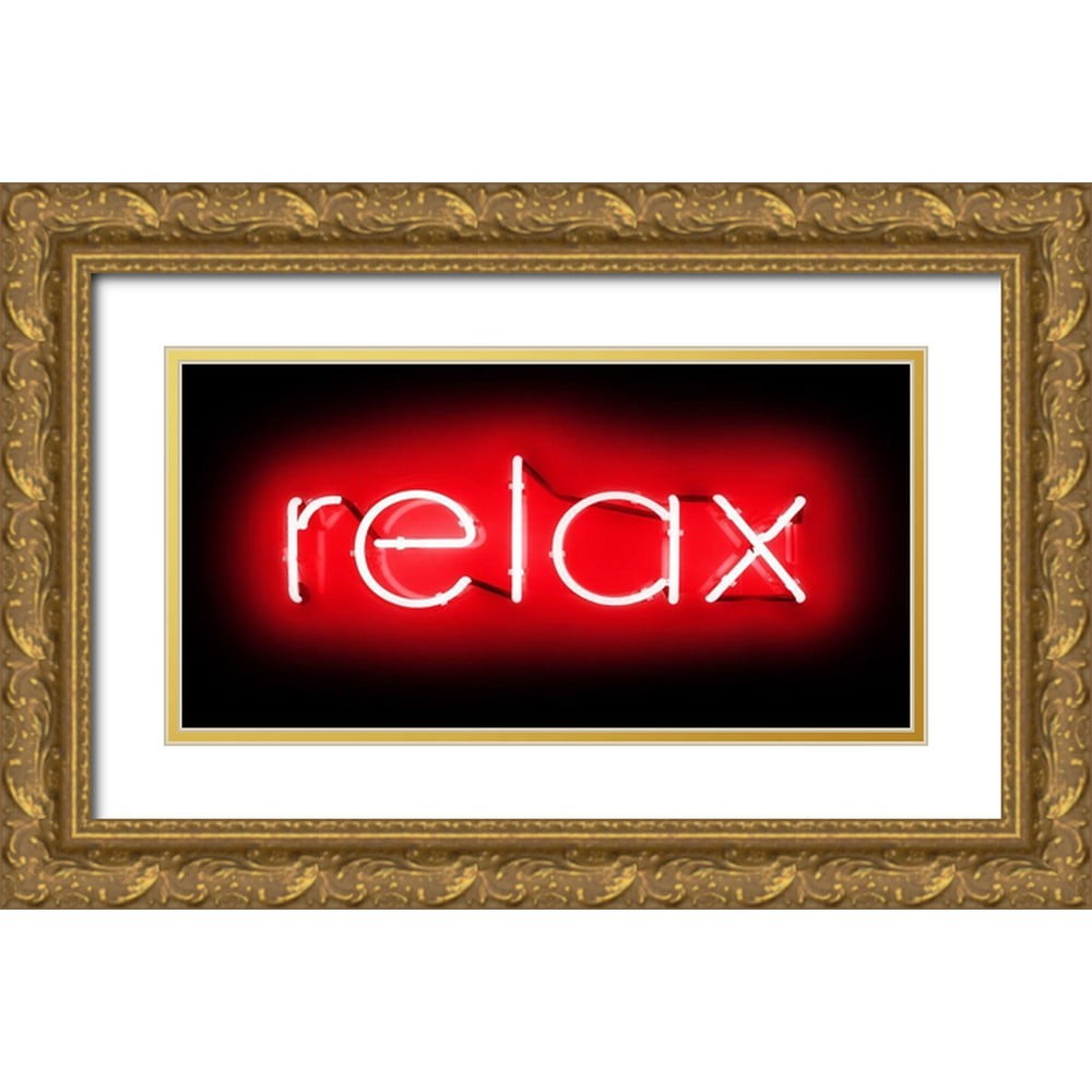 Carr, Hailey 18x11 Gold Ornate Wood Framed with Double Matting Museum ...