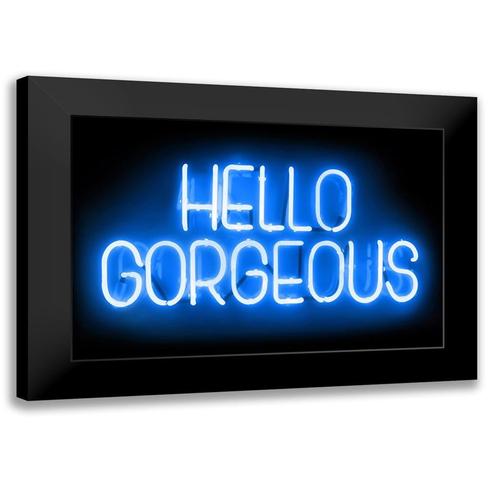 Carr, Hailey 18x13 Black Modern Framed Museum Art Print Titled - Neon ...