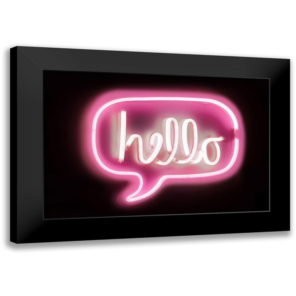 Carr, Hailey 18x13 Black Modern Framed Museum Art Print Titled - Neon ...