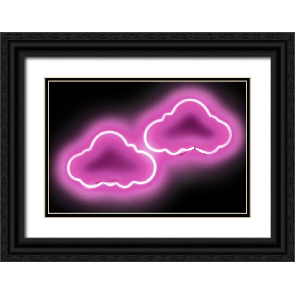 Carr, Hailey 18x13 Black Ornate Wood Framed with Double Matting Museum ...