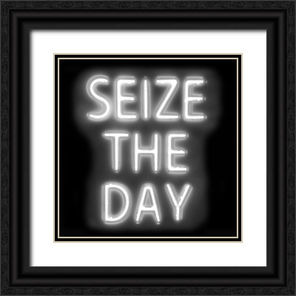 Carr, Hailey 20x20 Black Ornate Wood Framed with Double Matting Museum ...