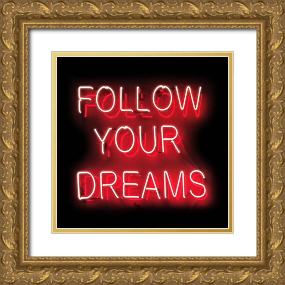 Carr, Hailey 20x20 Gold Ornate Wood Framed with Double Matting Museum ...