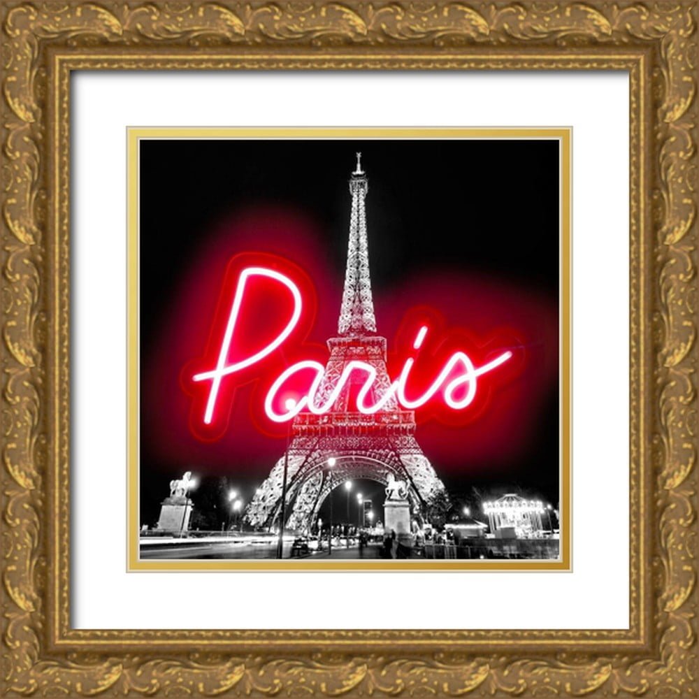 Carr, Hailey 20x20 Gold Ornate Wood Framed with Double Matting Museum ...