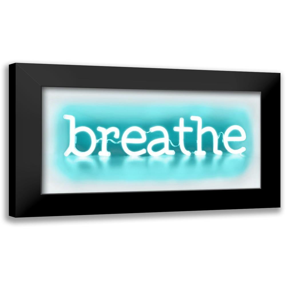 Carr, Hailey 24x14 Black Modern Framed Museum Art Print Titled - Neon ...