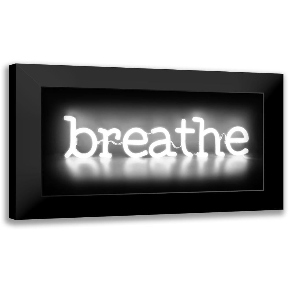 Carr, Hailey 24x14 Black Modern Framed Museum Art Print Titled - Neon ...