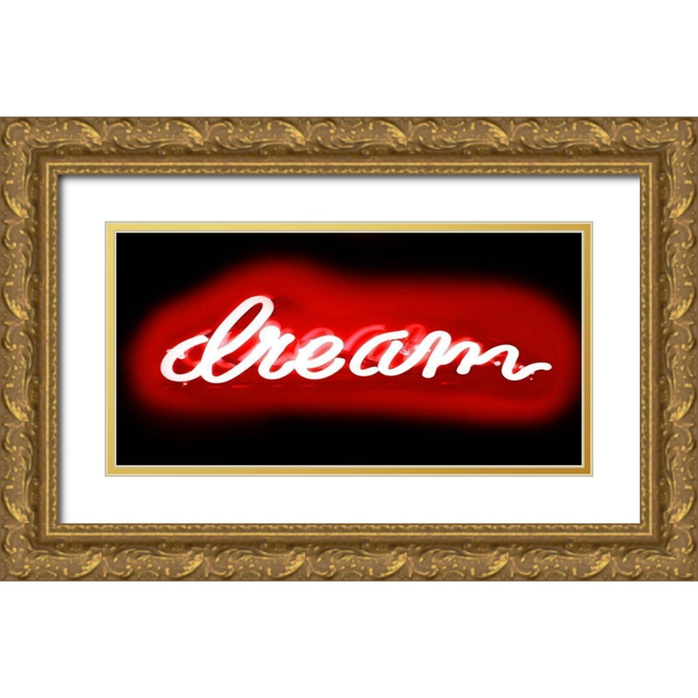 Carr, Hailey 24x14 Gold Ornate Wood Framed with Double Matting Museum ...