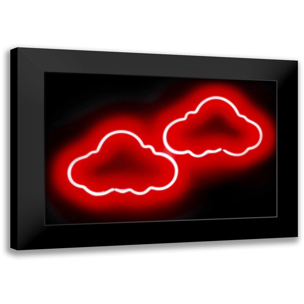 Carr, Hailey 24x17 Black Modern Framed Museum Art Print Titled - Neon ...