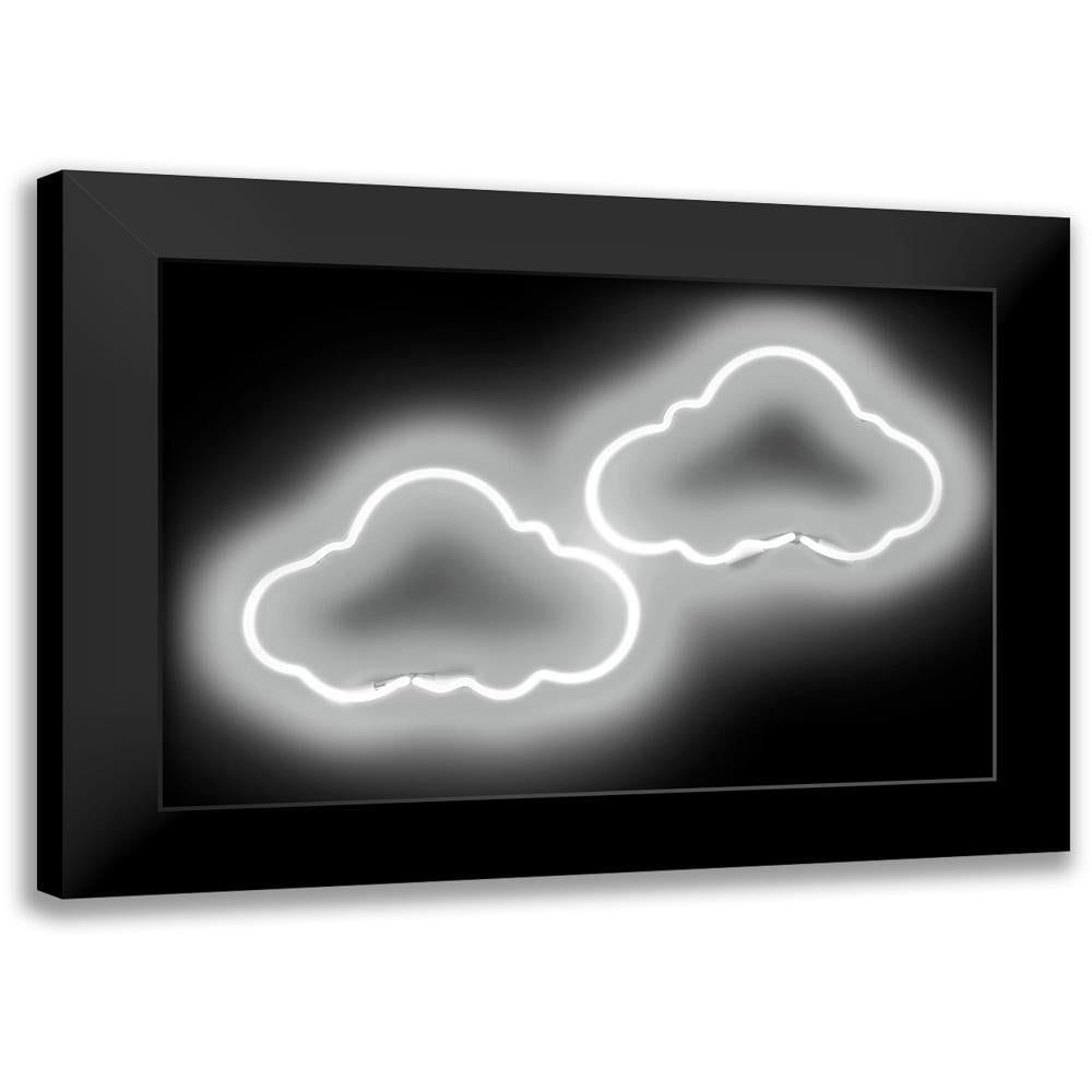 Carr, Hailey 24x17 Black Modern Framed Museum Art Print Titled - Neon ...