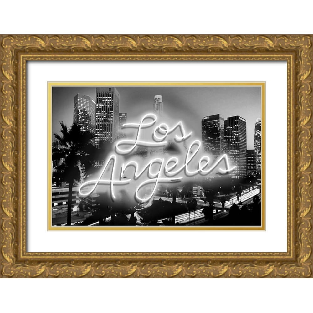 Carr, Hailey 24x17 Gold Ornate Wood Framed with Double Matting Museum ...