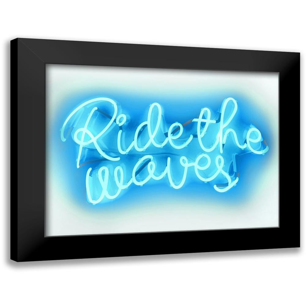 Carr, Hailey 24x19 Black Modern Framed Museum Art Print Titled - Neon ...