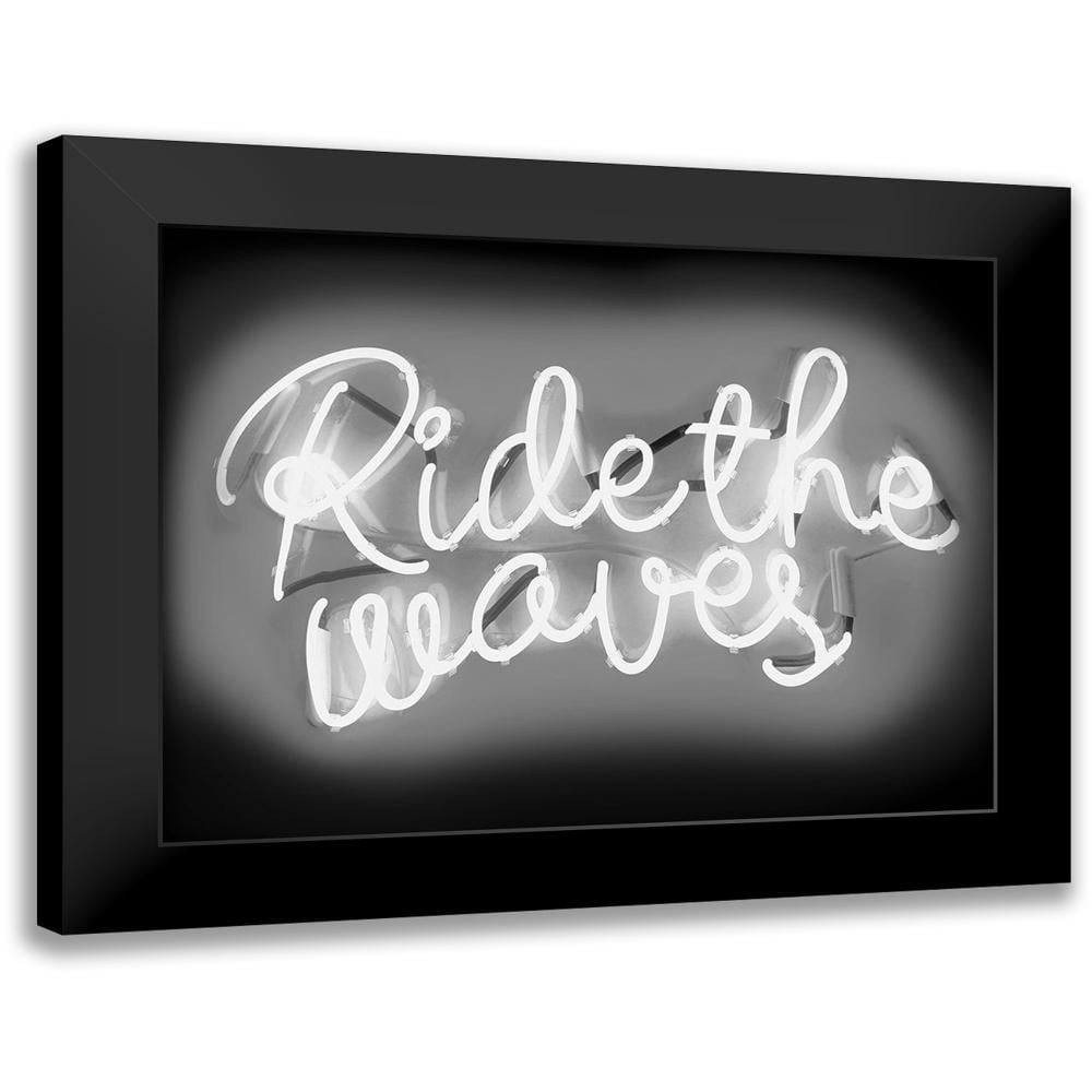 Carr, Hailey 24x19 Black Modern Framed Museum Art Print Titled - Neon ...