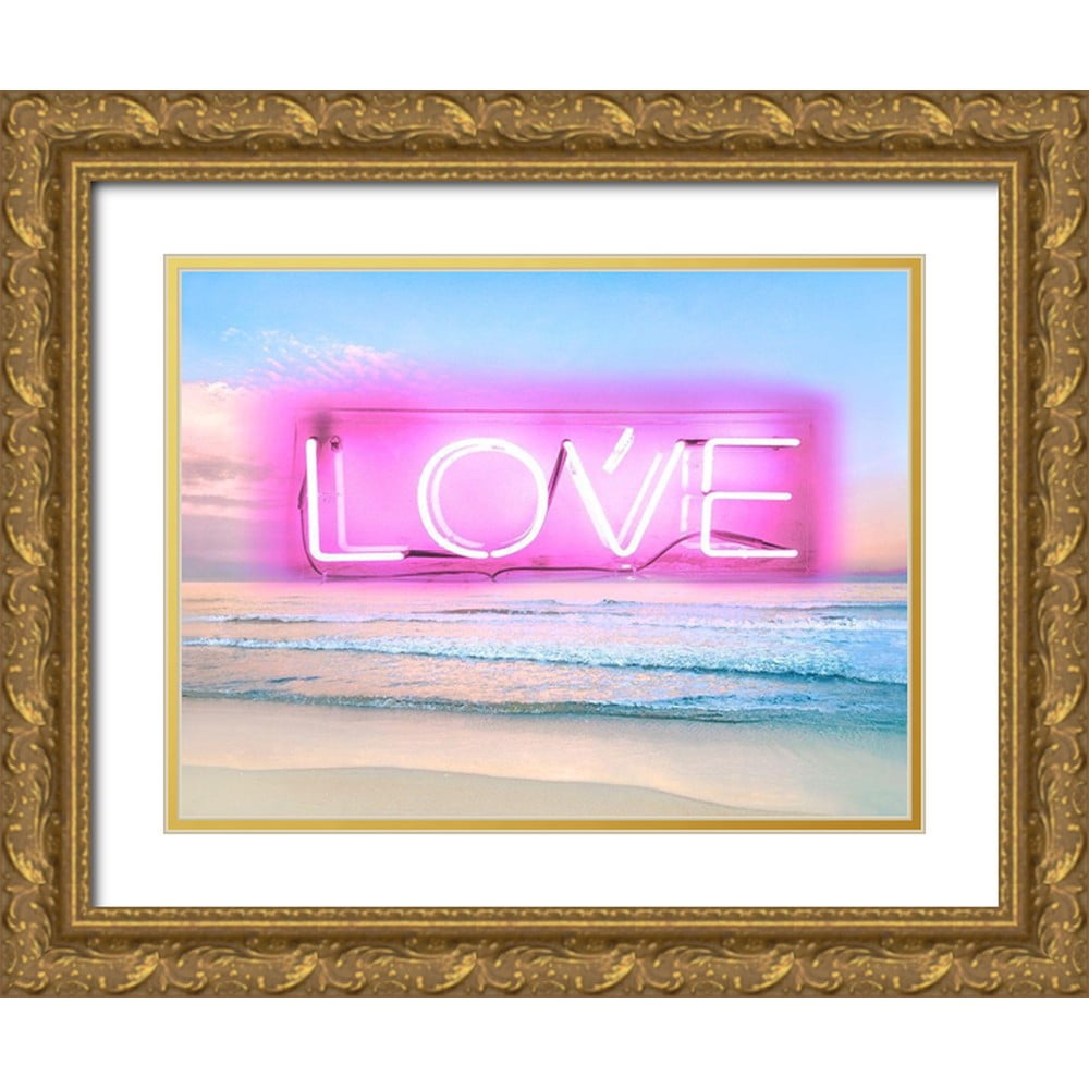 Carr, Hailey 24x19 Gold Ornate Wood Framed with Double Matting Museum ...