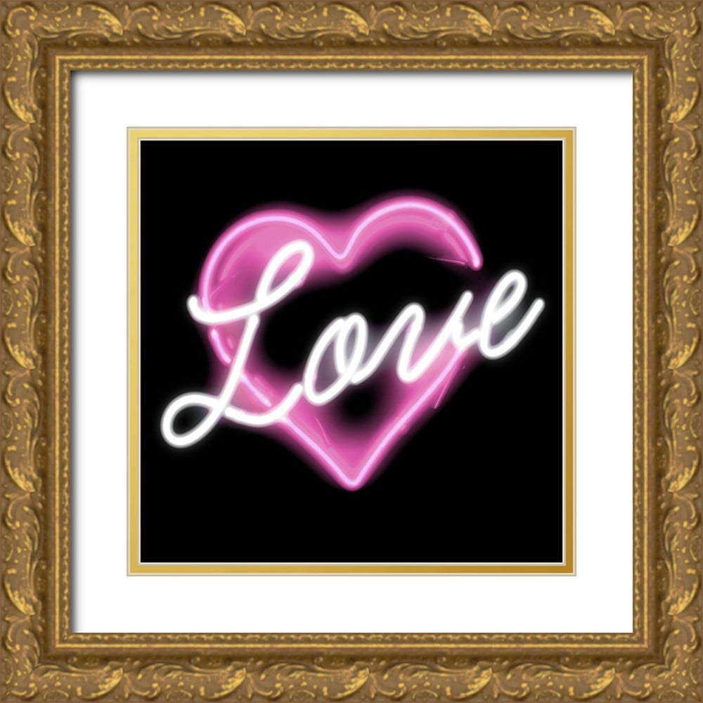 Carr, Hailey 26x26 Gold Ornate Wood Framed with Double Matting Museum ...