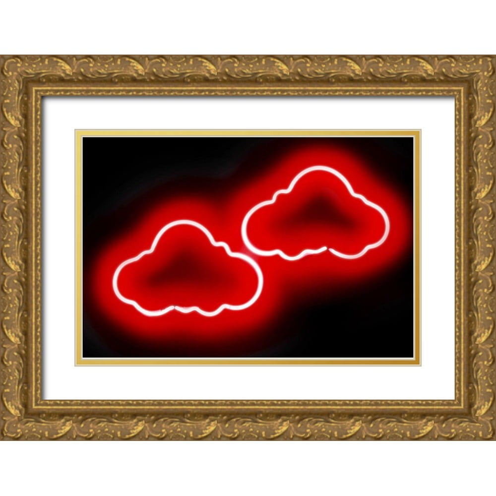 Carr, Hailey 32x23 Gold Ornate Wood Framed with Double Matting Museum ...