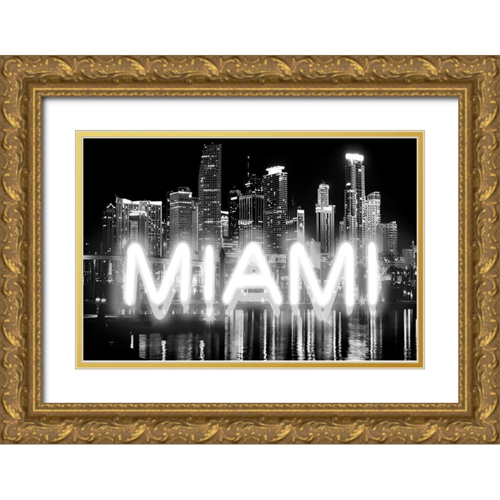 Carr, Hailey 32x23 Gold Ornate Wood Framed with Double Matting Museum ...