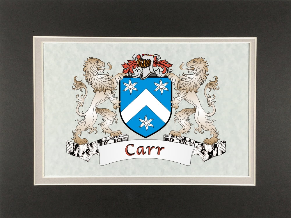 Carr Irish Coat of Arms Print - Frameable 9" x 12" - Walmart.com