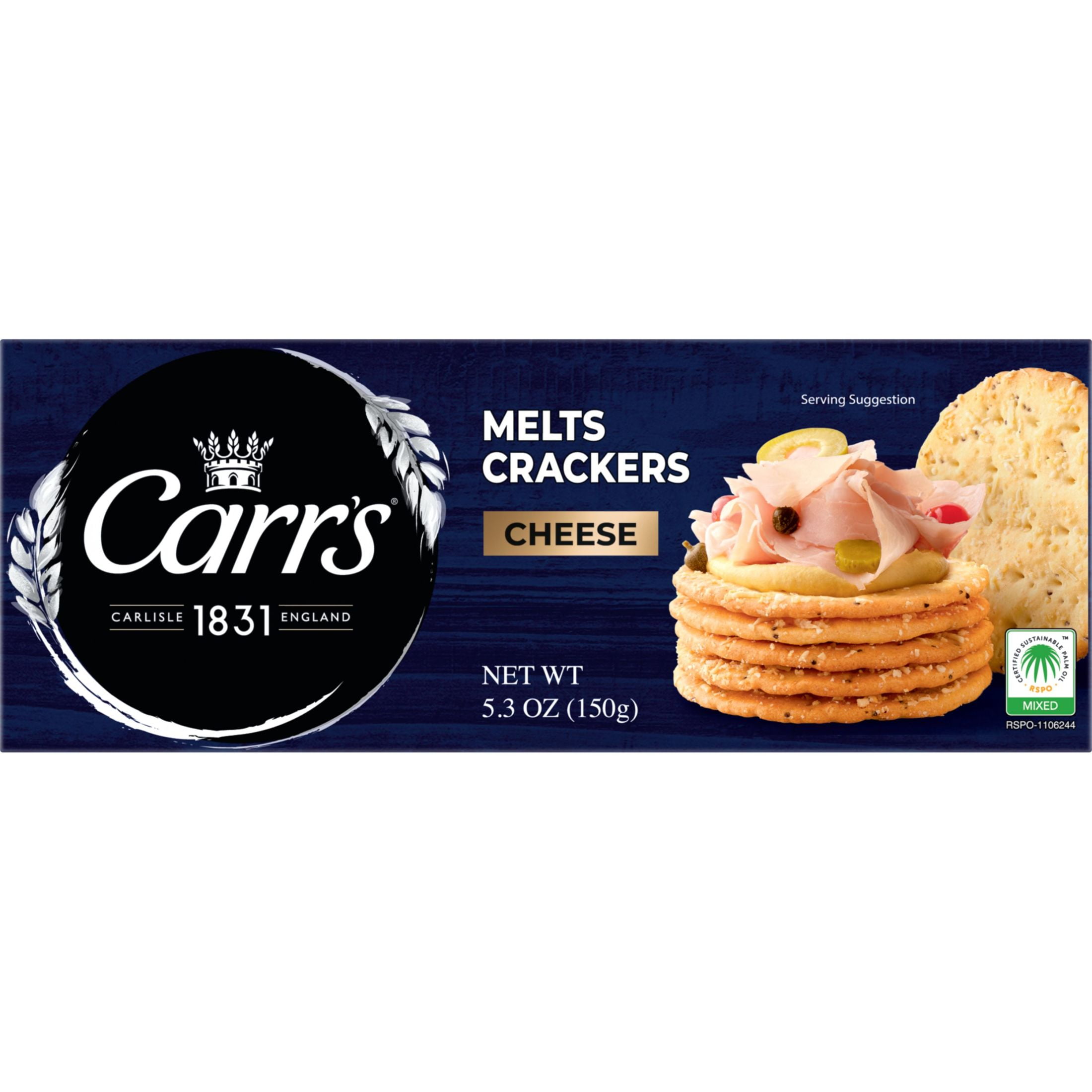 Carr's Cheese Melts Crackers, Snack Crackers, 5.3 oz - Walmart.com