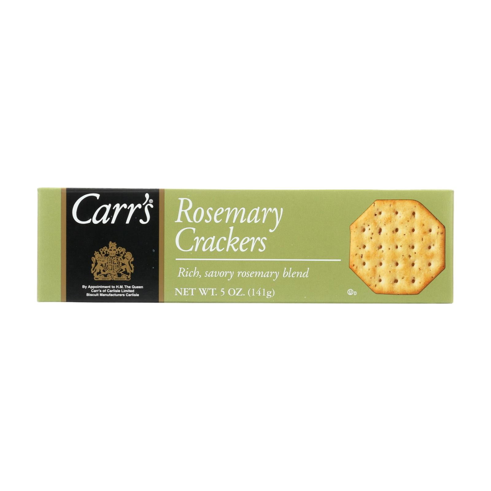 Carr's Rosemary Crackers - Case of 12 - 5 oz. - Walmart.com