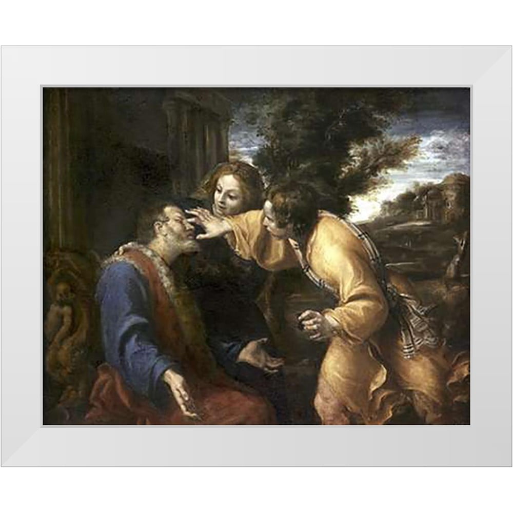 Carracci, Annibale 24x20 White Modern Wood Framed Museum Art Print ...