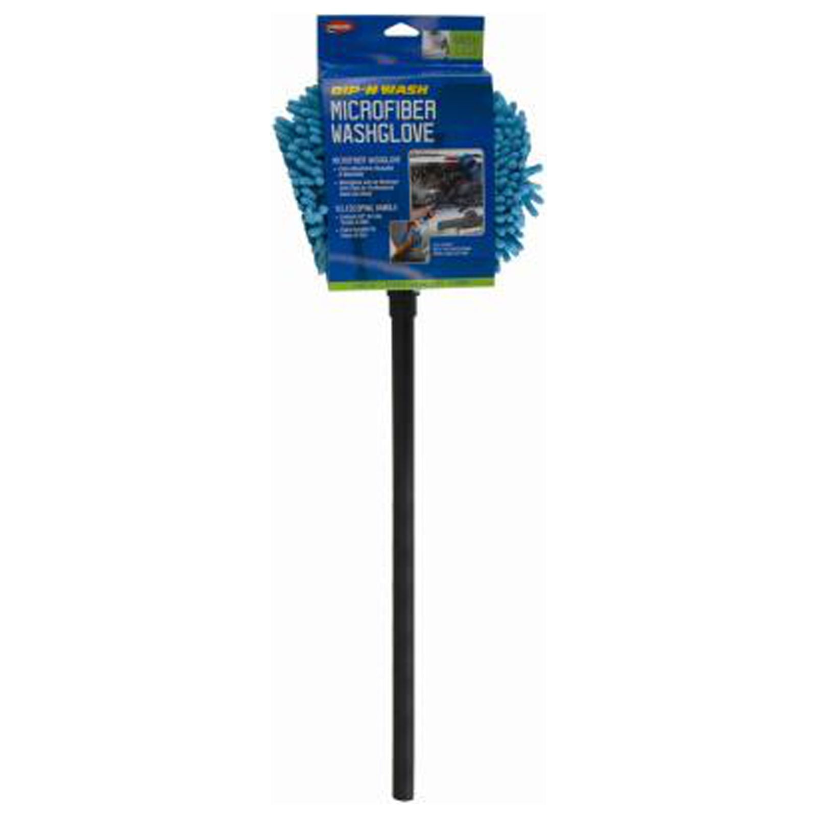 Carrand 93210 Microfiber Dip n Wash Washglove, Telescoping Handle ...