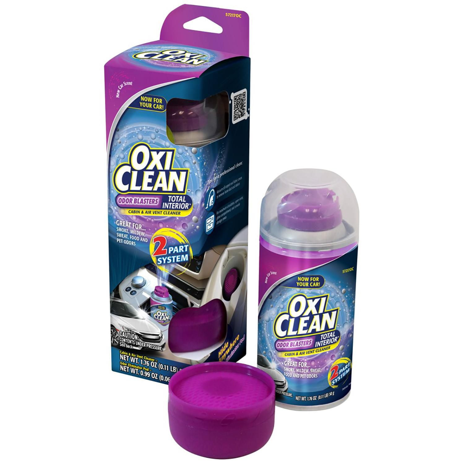 Carrand OxiClean Cabin & Air Vent Cleaner: Smell Remover, Mildew ...