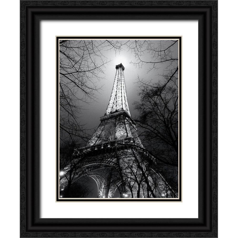 Carrara, Antoine 19x24 Black Ornate Wood Framed with Double Matting ...