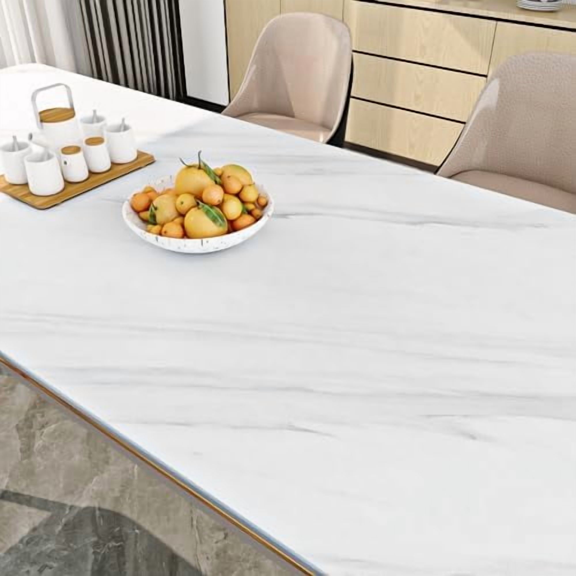 Carrara White Marble Contact Paper Peel and Stick Countertops for ...