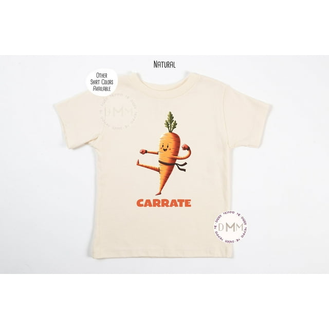 Carrate Toddler T-Shirt, Funny Carrot Toddler T-Shirt, Funny Karate ...