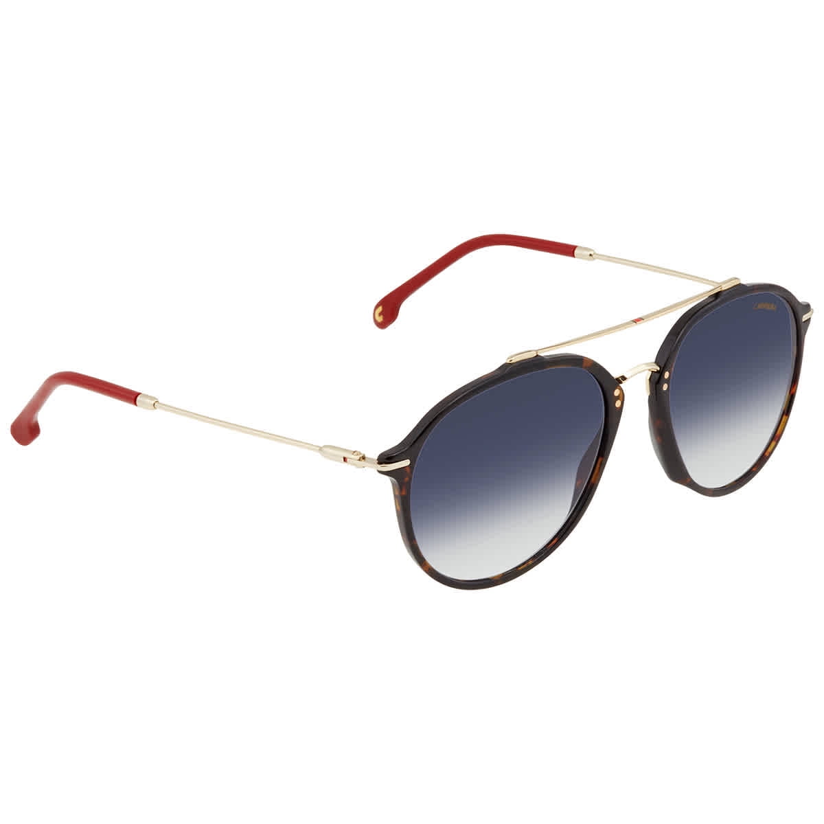 Carrera 171/S Plastic Unisex Aviator Sunglasses Havana Red 55mm Adult ...