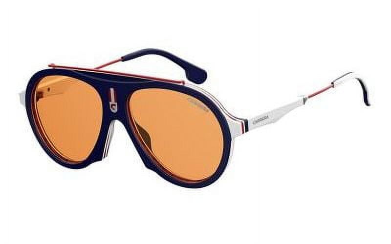 Carrera Flag Plastic Unisex Aviator Polarized Sunglasses Blue Red White ...
