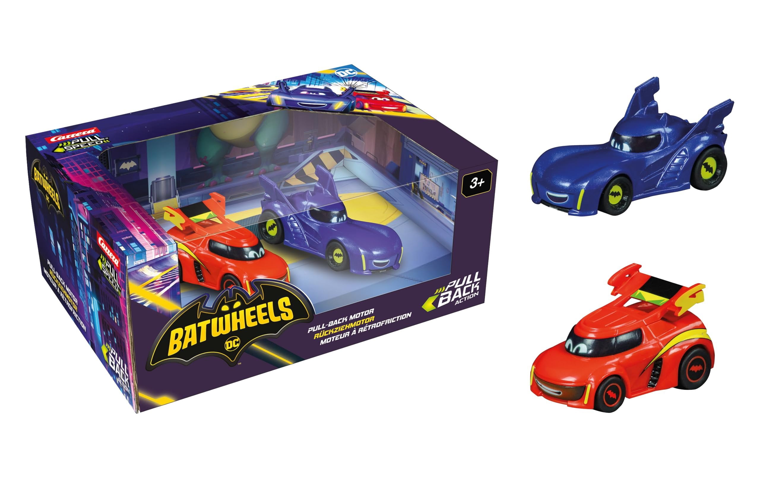 Carrera Pull & Speed 15813024 Official Licensed Kids Batwheels Toy Car ...
