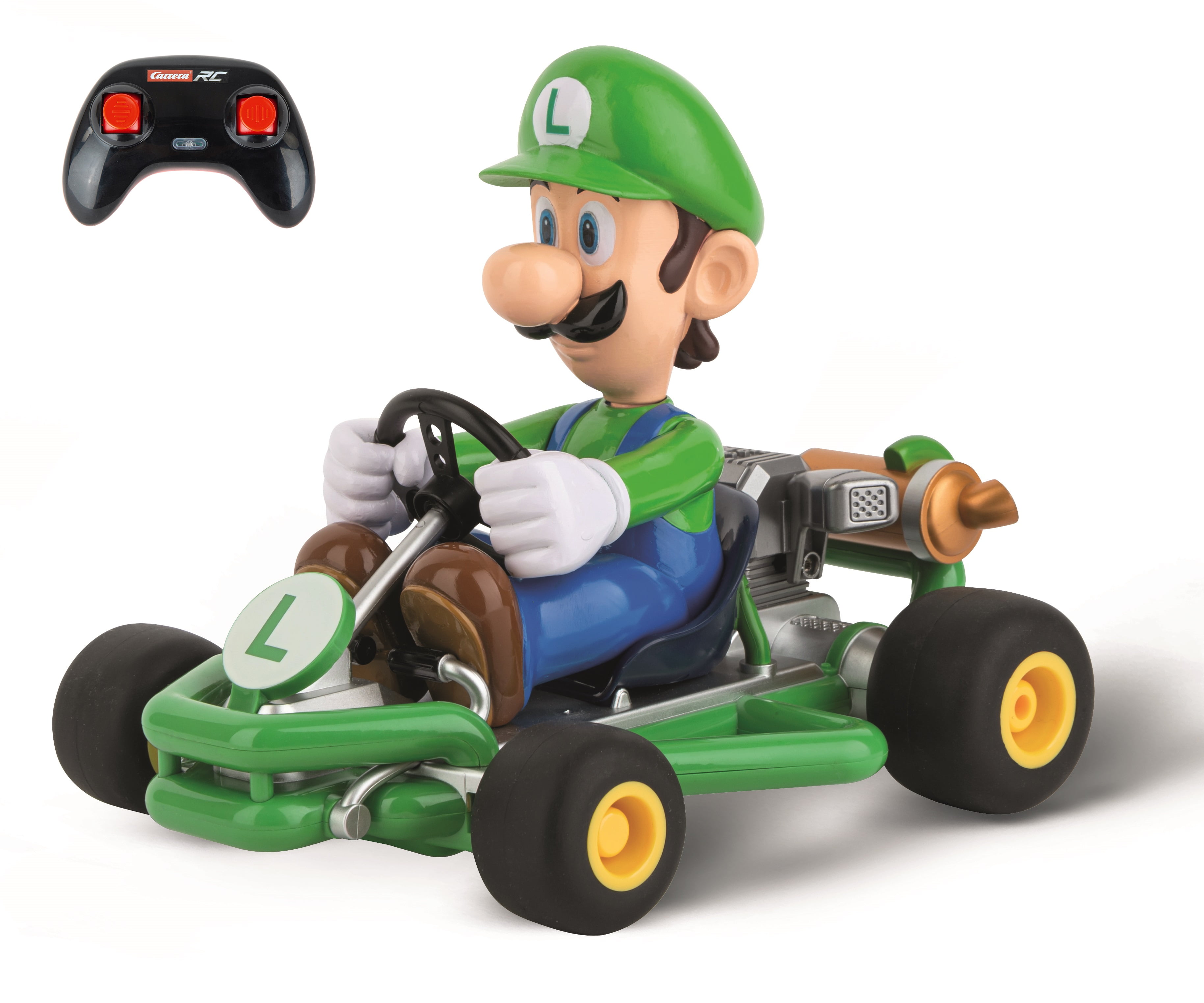 Carrera RC Mario Kart Pipe Kart RC Car - Luigi - Walmart.com