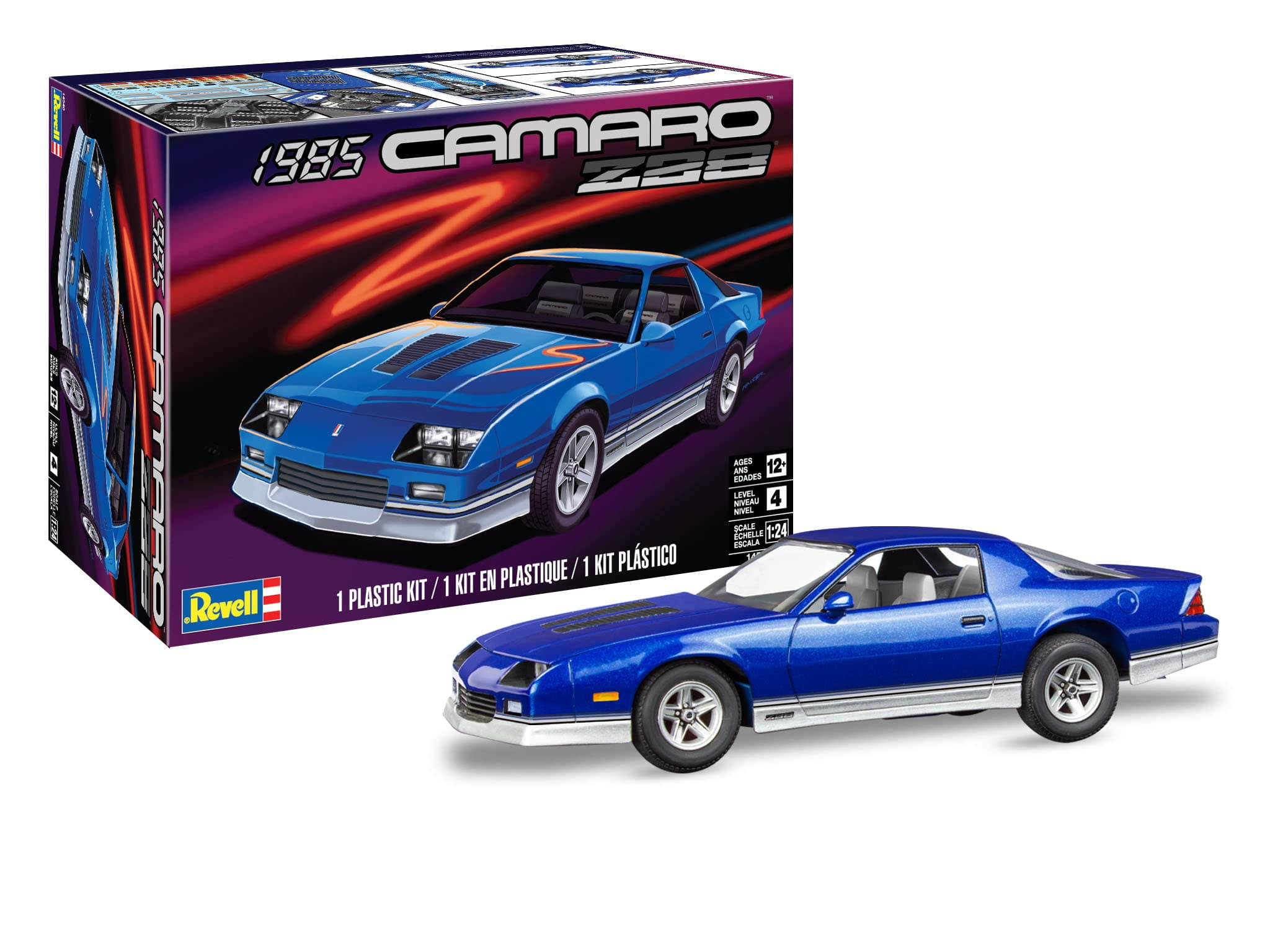 Revell Classic 1985 Camaro Z28 1/24 Scale Plastic Model Car Kit to ...