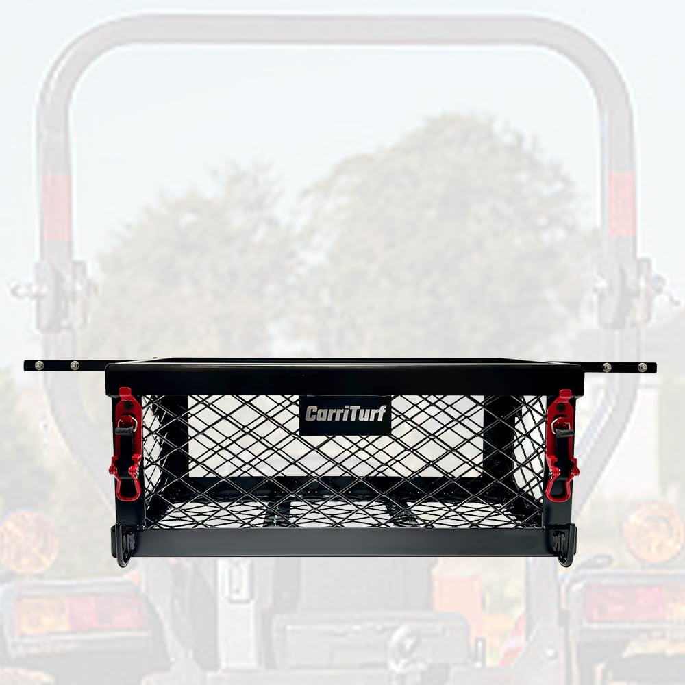 CarriTurf Heavy Duty Tractor Tool Box Universal-Fitting Tractor Tool ...