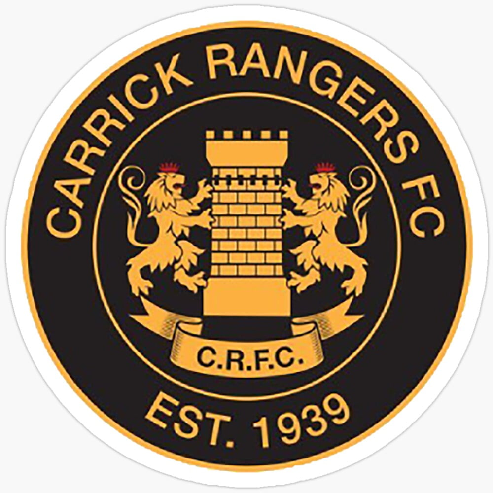 Carrick Rangers F.C. Sticker Phone Decal Water Bottle Stickers Car ...
