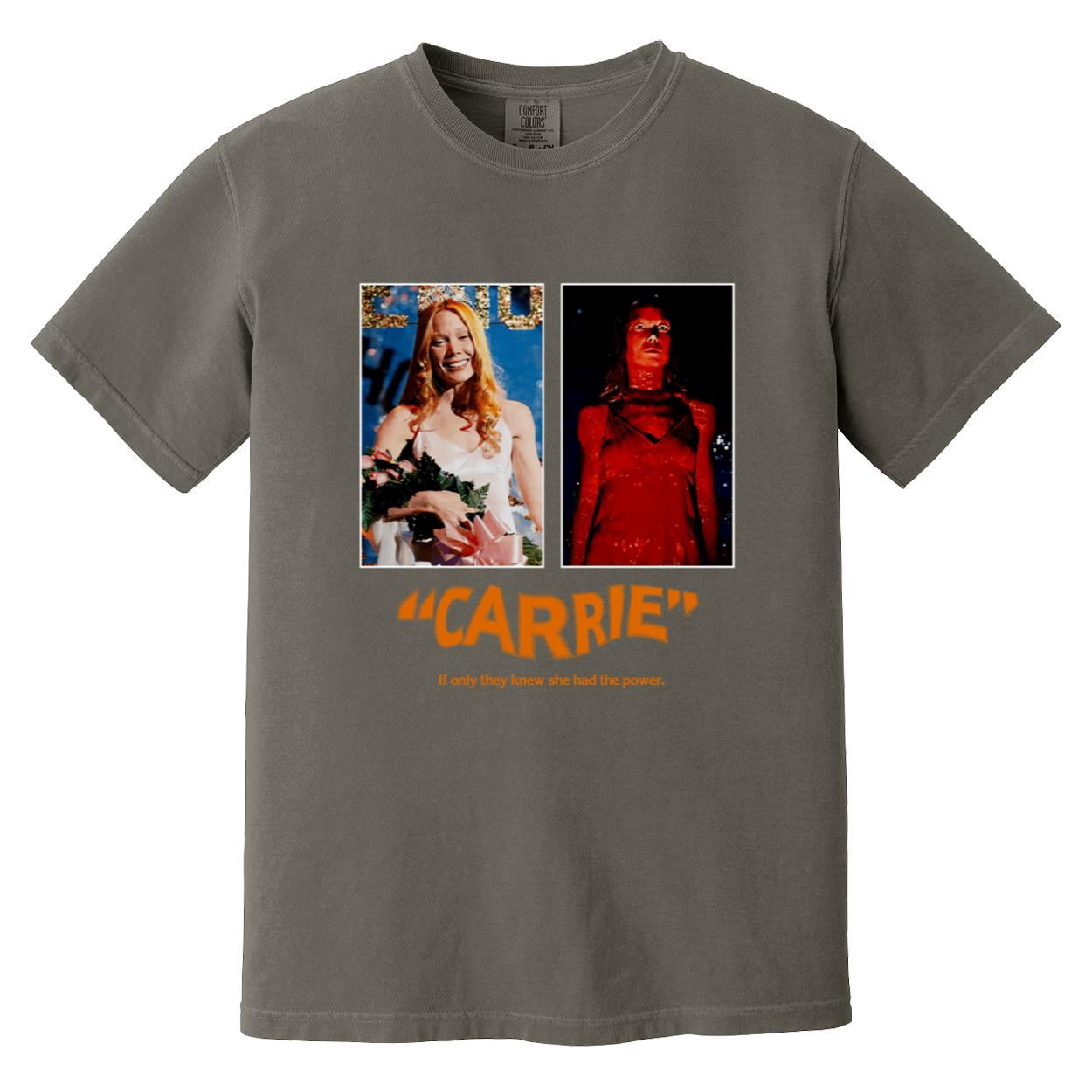 Carrie 1976 Horror Film Classic Poster Graphic Style Comfort Color T ...