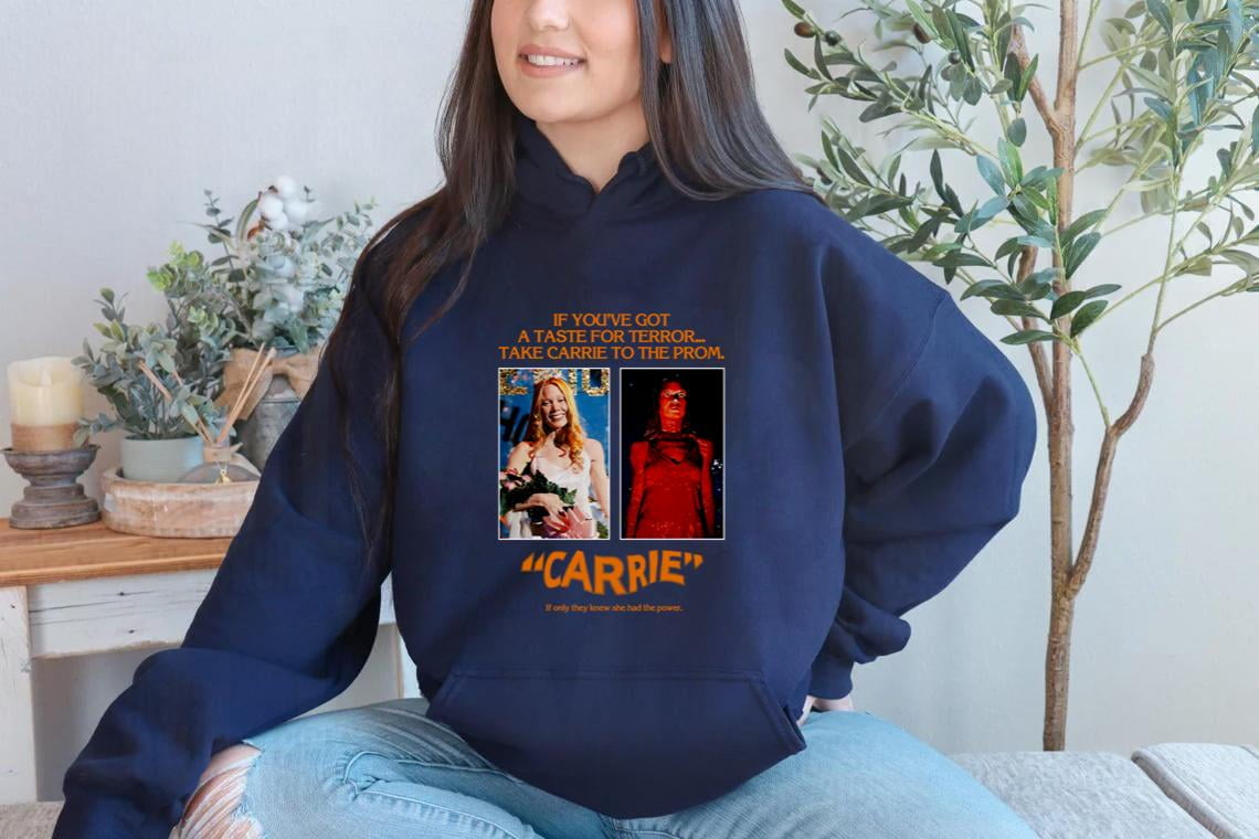 Carrie 1976 Stephen King Hoodie Horror Movie Prom Scene Fan, for men ...